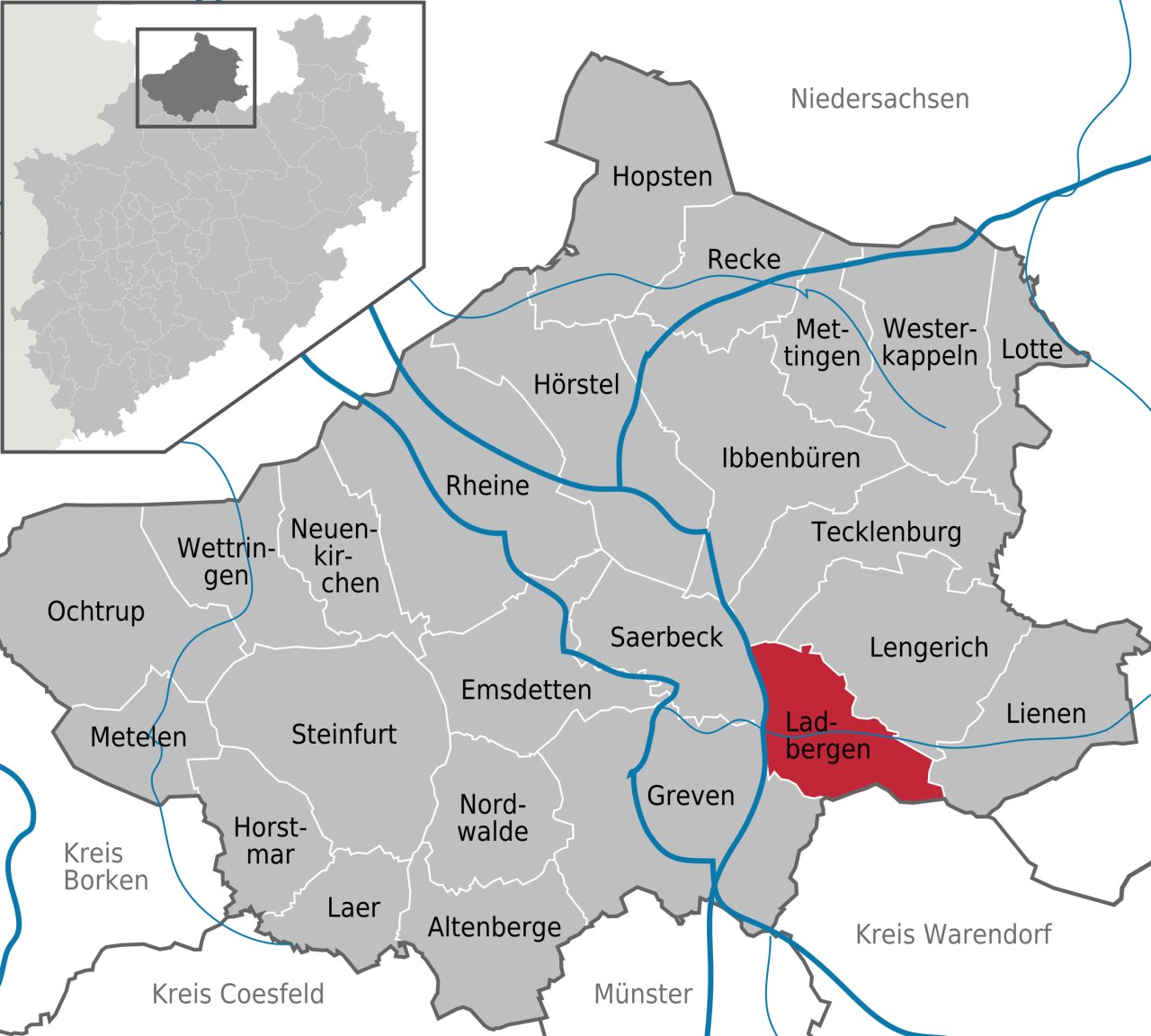 Zahlen & Daten | Gemeinde Ladbergen